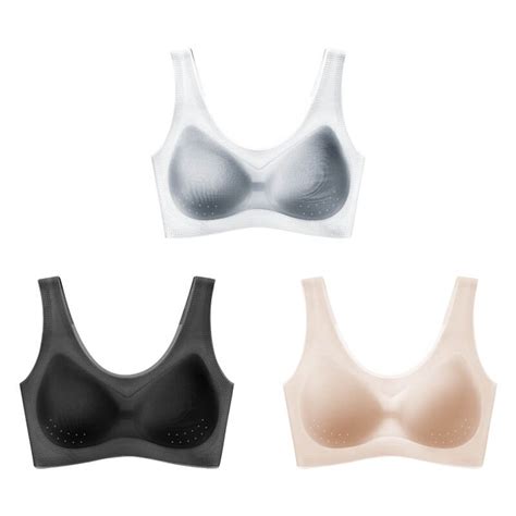 Ultra Thin Seamless Wireless Bra Ice Silk Breathable Bra Queen Curves