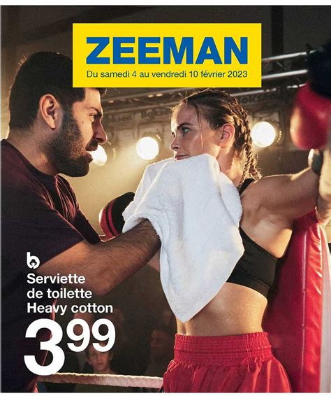 Offre Serviette De Toilette Heavy Cotton Chez Zeeman