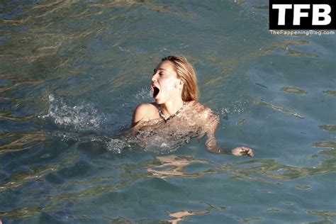 Alexis Ren Shows Off Her Slender Figure In A Bikini On The Beach In St Barts 91 Photos