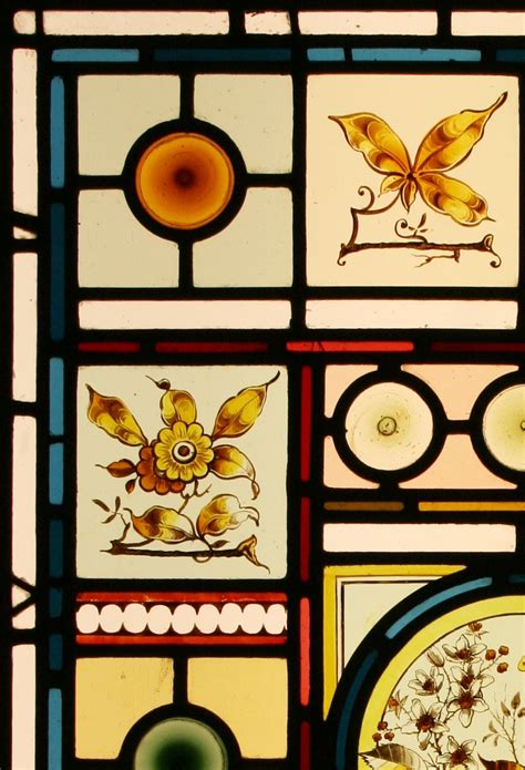 Ref Vic542 Victorian Stained Glass Window Aesthetic Movement