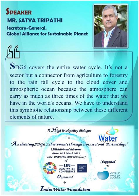 Dr Arvind Kumar On Linkedin India Water Foundation On Twitter