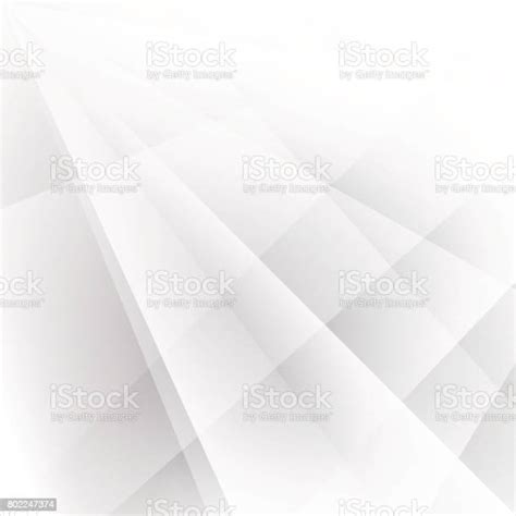 추상적인 기하학적 흰색과 회색 색상 부드러운 라인 배경 벡터 일러스트 레이 션 0명에 대한 스톡 벡터 아트 및 기타 이미지
