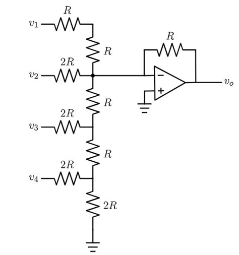 Solved V0 ﻿in Terms Of V1 ﻿v2 ﻿v3 ﻿v4 ﻿please Explain