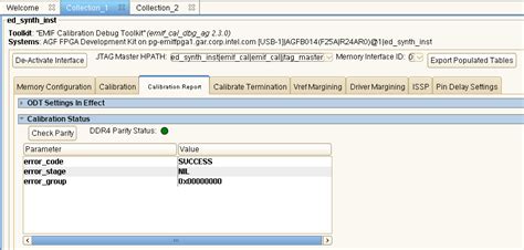 211 Using The Design Example With The Emif Debug Toolkit
