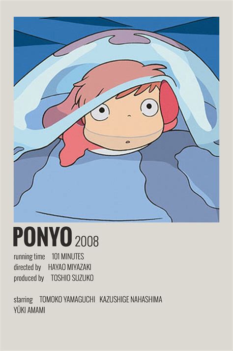 Ponyo Filmposter