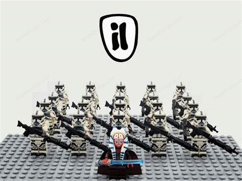 Star Wars Jedi Shaak Ti Kamino Security Clone Troopers 21pcs Custom Mi