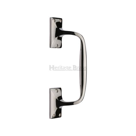 Cranked Pull Handle 253mm Multiple Finishes Period Home Style