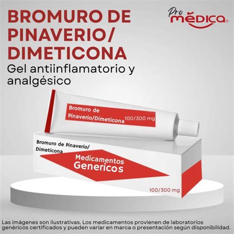 Gel Bromuro De Pinaverio Dimeticona 100 300 Mg Digestivo