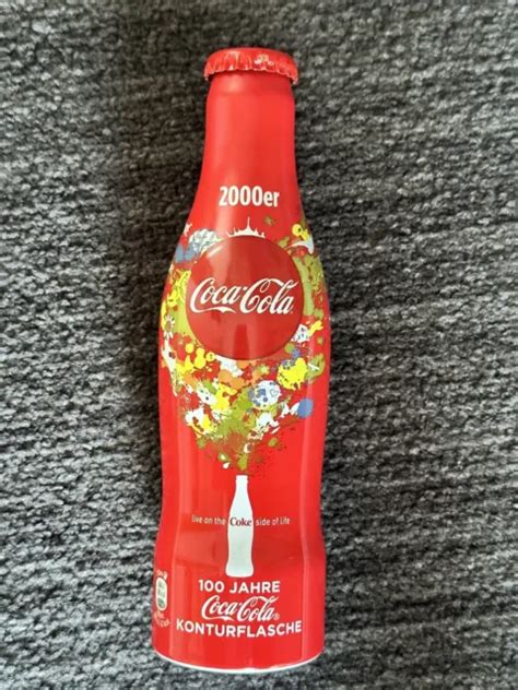 ORIGINAL COCA COLA Alu Bottle 100 Jahre Konturflasche 2000er 09 Von 10
