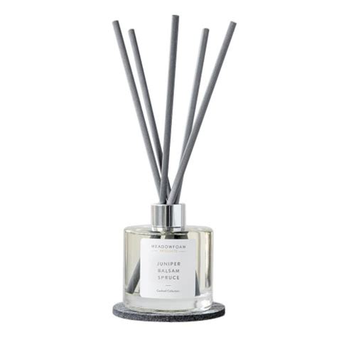 Round Reed Diffuser Juniper Balsam Spruce 200ml The Gourmet Warehouse