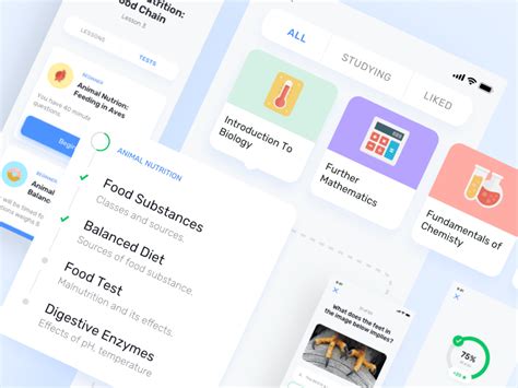 E Learning App Ui Kit Sketch Freebie Download Free Resource For
