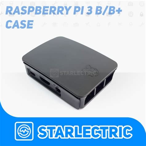 Jual Casing Enclosure Raspberry Pi 3 Case Official Hitam Jakarta