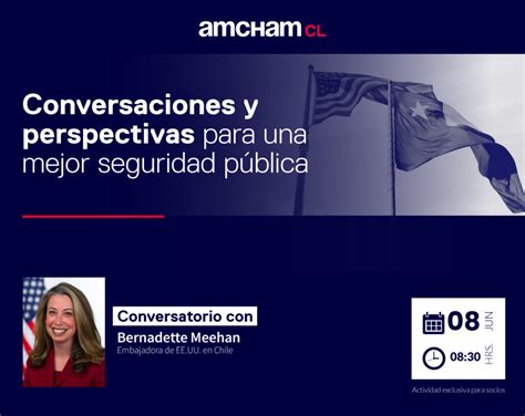 Desayuno Con La Embajadora Bernadette Meehan Diálogo Sobre Seguridad