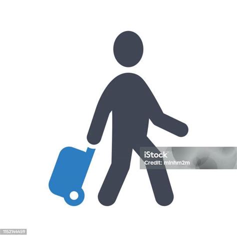 출장 아이콘 관광객에 대한 스톡 벡터 아트 및 기타 이미지 관광객 남자 남자 사업가 Istock
