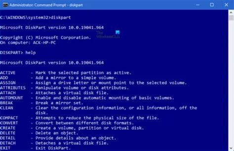 Diskpart And Fsutil Command Line Tools For Disk Management