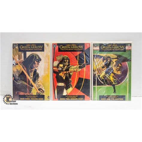 Dc Green Arrow Longbow Hunters 1 3 Comic Set