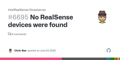 No RealSense Devices Were Found Issue IntelRealSense Librealsense GitHub