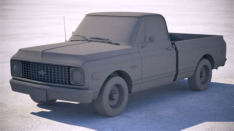 3d Model Chevrolet C10 Cheyenne Turbosquid 1219344