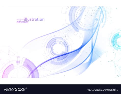 Big Data Visualization Royalty Free Vector Image