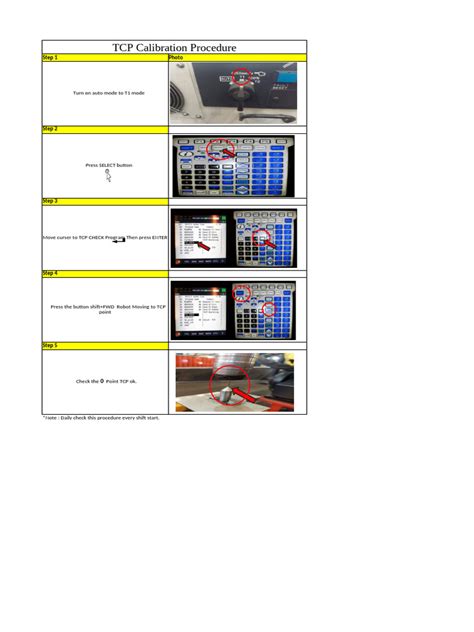 Tcp Calibration Procedure Pdf