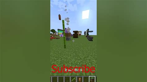 Minecraft How To Build A Reeds Shorts Reeds Youtube