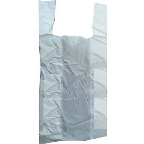 White Plain Oxo Biodegradable Plastic U Cut Bag For Grocery At Rs 2