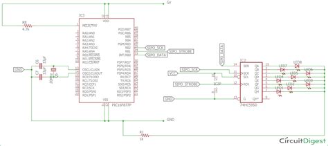 Interfacing 74hc595 Serial Shift Register With Pic Microcontroller