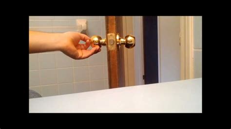 How To Install A Door Knob Or Replace An Interior Door Knob YouTube