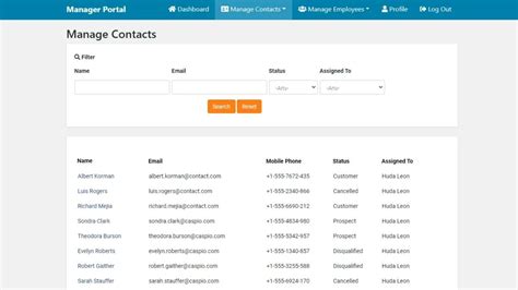 Crm Template Build Your Own Crm Application Caspio Marketplace