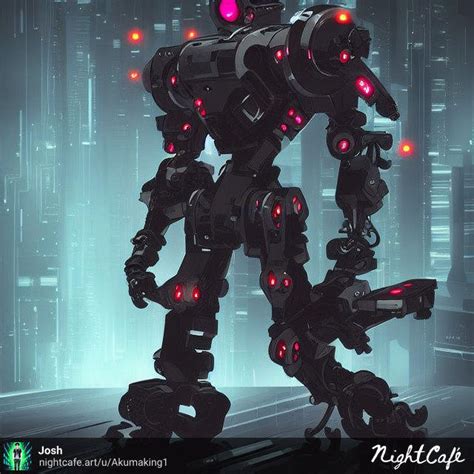 Nightcafe Art Cyberpunk Battle Robot By Onikage108 On Deviantart