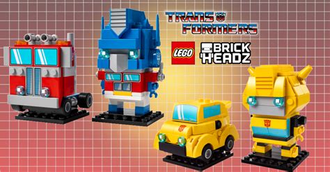 Lego Transformers Optimus Prime And Bumblebee Brickheadz Revealed