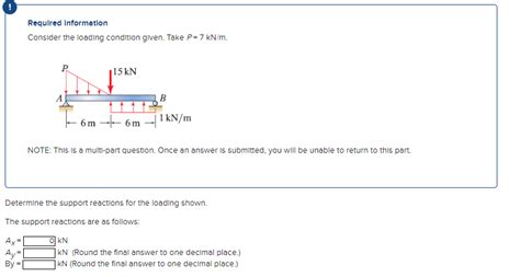 Solved Required Information Consider The Loading Condition