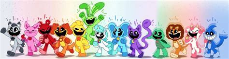 Smiling Critters Full Line Up By Cyberman3211 On Deviantart