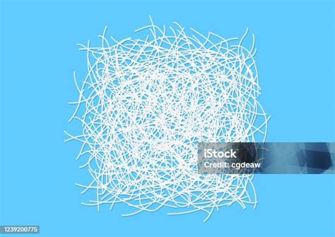 파란 배경에 고립 된 종이 흰색 선물 팩을위한 스크랩 파쇄 된 종이 파쇄 된 종이 쓰레기 상단보기 재활용 폐기물 및 포장을위한 낙서 파쇄 된 종이 종이에 대한 스톡 벡터