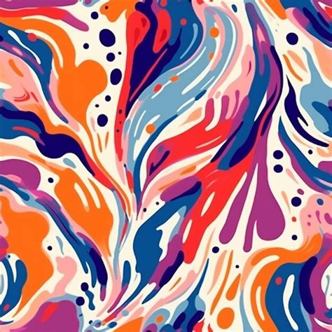 Premium Ai Image A Colorful Abstract Background With Swirls And Dots