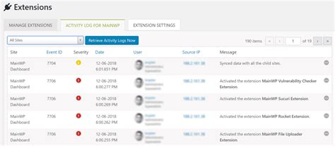 Using The Activity Log For Mainwp Extension Mainwp Wordpress Management
