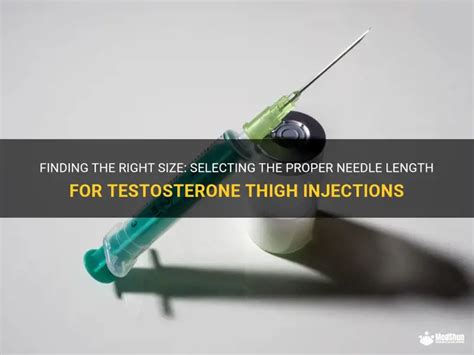 Finding The Right Size Selecting The Proper Needle Length For