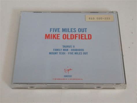 Five Miles Out Virgin Cd Mike Oldfield Worldwide Discography