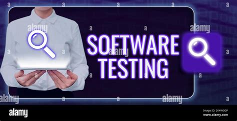 Text Caption Presenting Software Testing Conceptual Photo Activity To