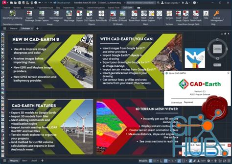 Cad Earth V8 0 3 For Autocad 2021 2024 Win X64 Gfx Hub 2 0 Creative Community