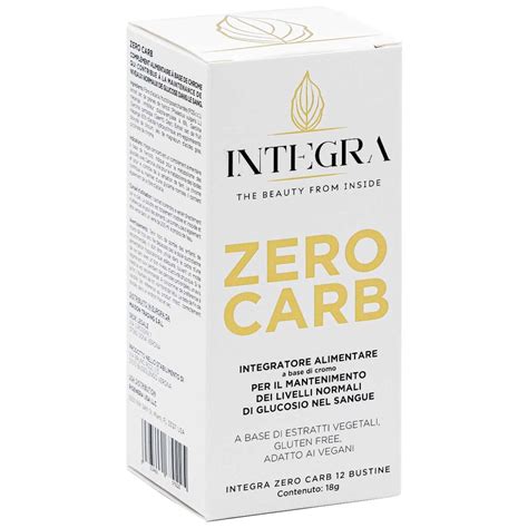 Zero Carb Integratore Alimentare In Polvere Per Regolare Il Glucosio