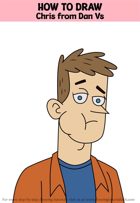 How To Draw Chris From Dan Vs Dan Vs Step By Step