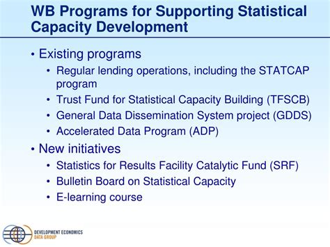 Ppt The World Bank And Statistical Capacity Building Powerpoint