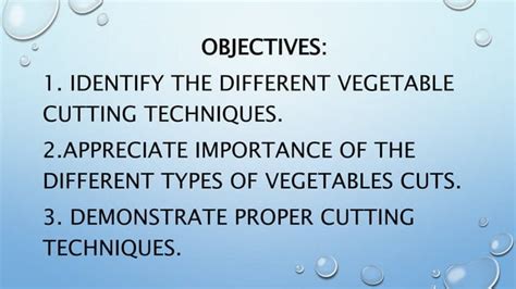 Ppt On Different Cutting Techniquespptx Cooking Food And Drink