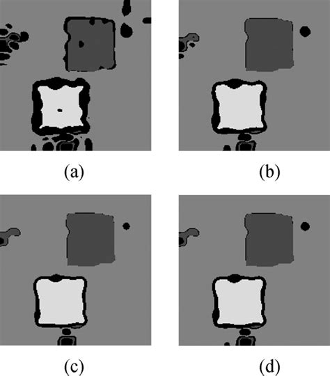 interim segmentation maps of image 2 with d 0 25 a iteration 0