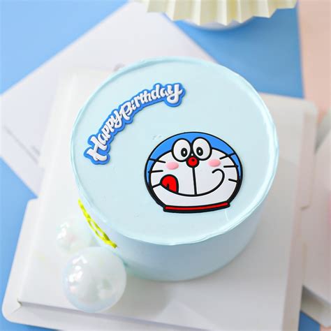 Tượng Nhựa Dẻo Doremon Và Chữ Hpbd Phukienthuynga