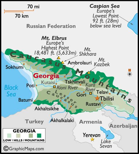 სად მდებარეობს საქართველო კავკასია