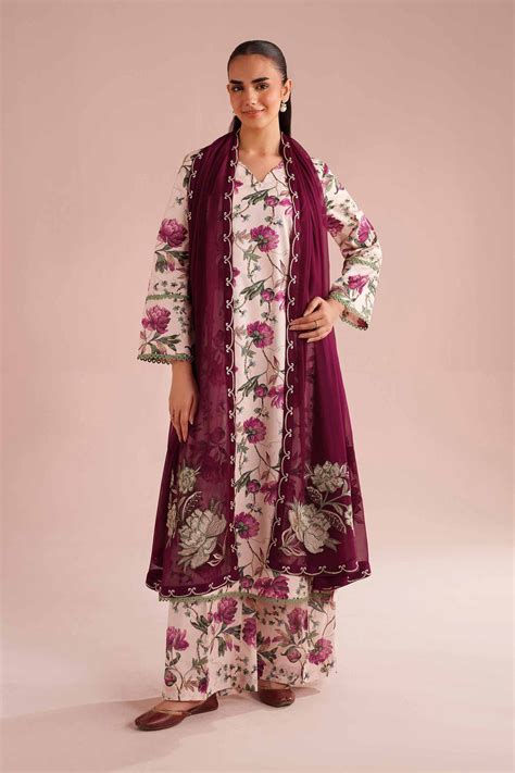 3 Piece Printed Embroidered Suit Pe26 70 Pret Eid 1 Summer 2026