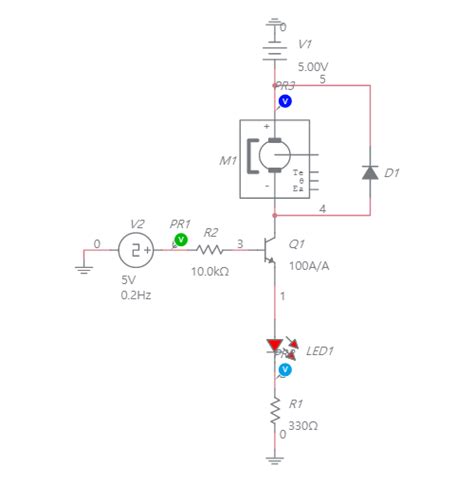 DC Motor Multisim Live