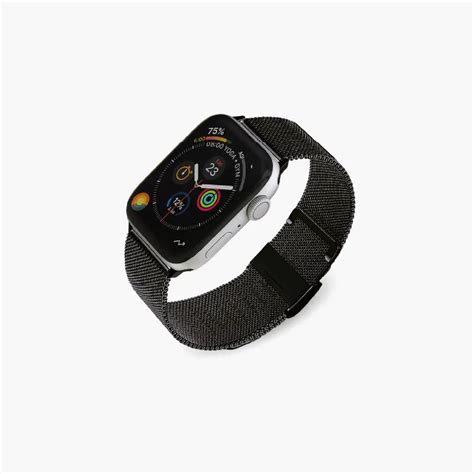 Correa Nco Acero Inoxidable Meshloop Para Watch Negro Ishop Colombia